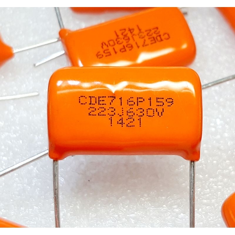CDE 716P 0.022uf 223j 22nf 630v Polypropylene Film/Foil Capacitor ...
