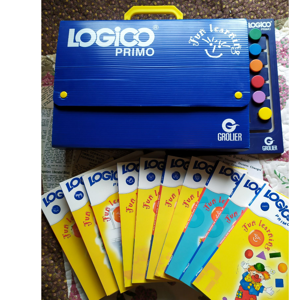 LOGICO Primo เกมอัจฉริยะเสริมทักษะ ชุด 10 เล่ม ของแท้ ของ Grolier (มือ ...