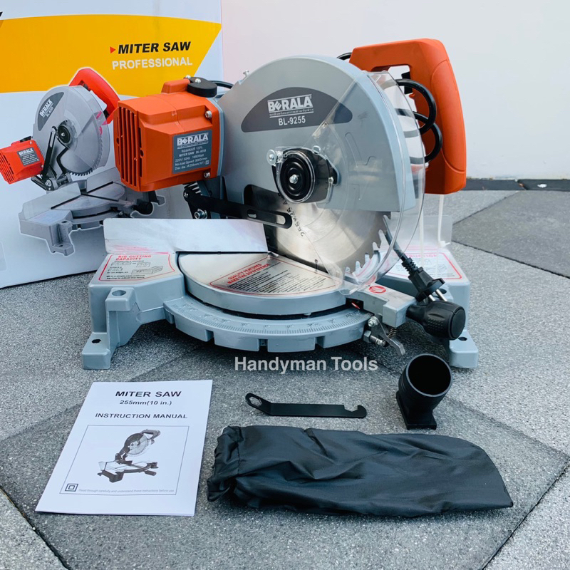 Berala รุ่น BL-9255 แท่นตัดองศา ทองแดงแท้100% ขนาด 10 นิ้ว 255 mm ตัดไม้ เหล็ก อลูมิเนียม ฟรี ...