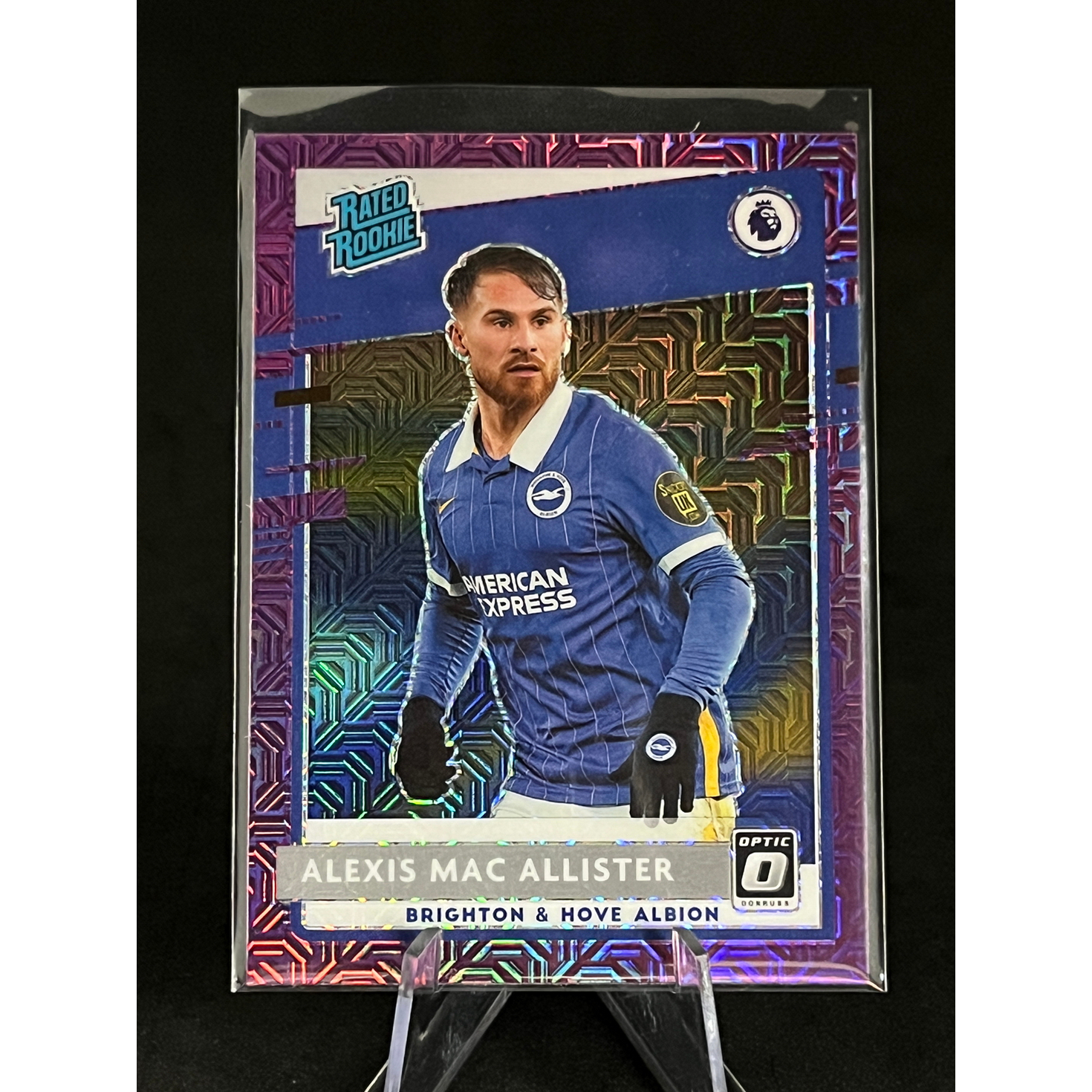 การ์ดบอล Panini Optic Prizm Rookie Alexis Mac Allister Brighton (Purple ...