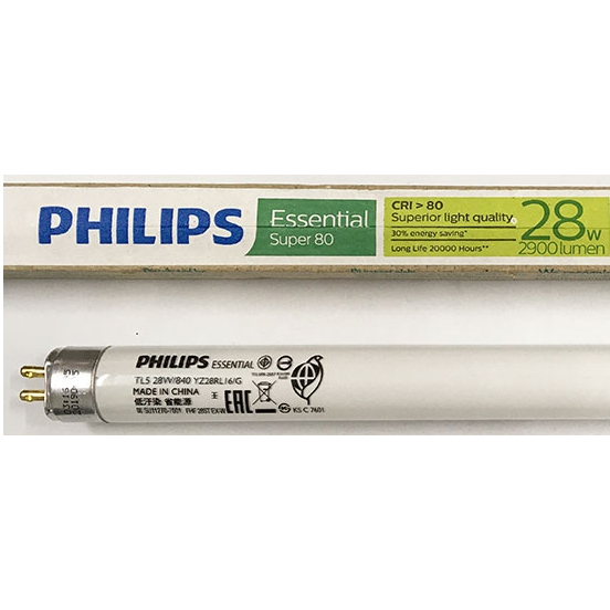 PHILIPS ESSENTIAL T5 28W/840 4000K COOLWHITE 20000HRS. | Shopee Thailand