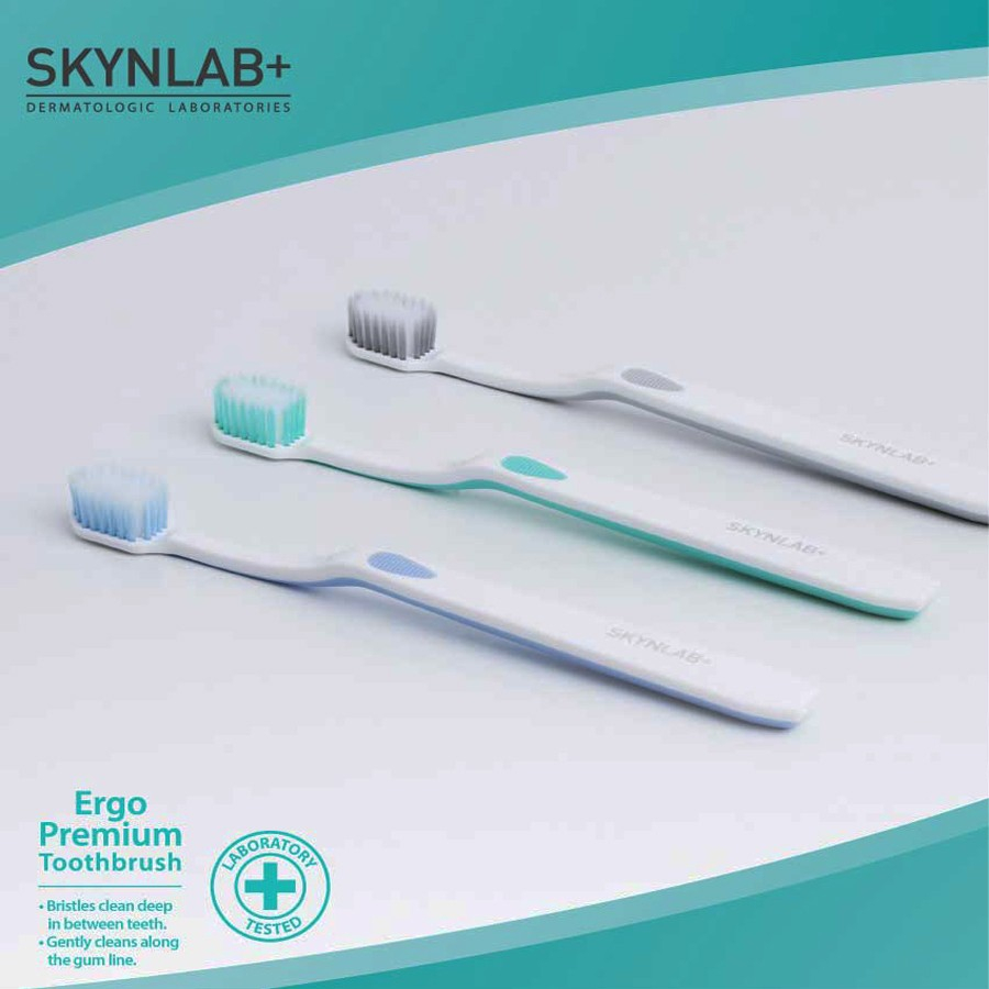 PREMIUM TOOTHBRUSH SKYNLAB ERGO แปรงสีฟันระดับพรีเมี่ยม Ergonomic ...