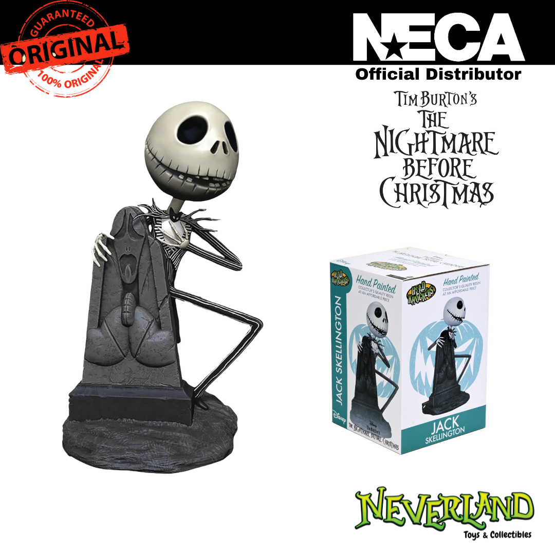 (NECA) Nightmare Before Christmas Graveyard Jack Head Knocker | Shopee ...