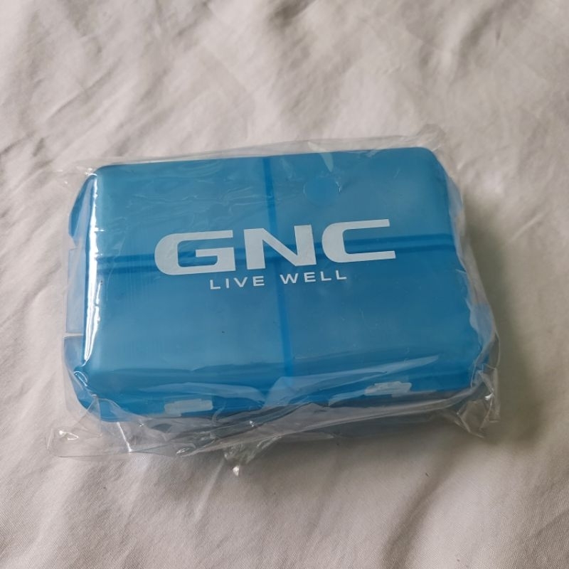 กล่องยา GNC Live well 10 compartment pill box กล่องใส่ยา พกพาได้ ตลับยา ...