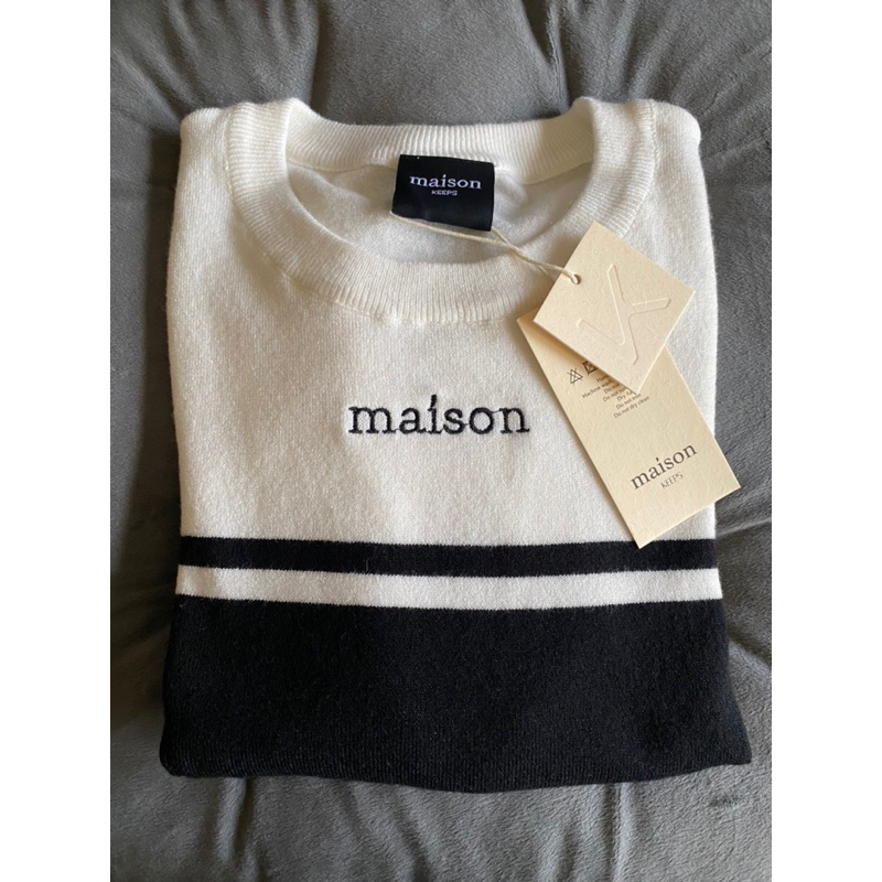 เสื้อไหมพรมแขนสั้น Keep design Maison ผ้านิ่มมาก ของใหม่ มีของพร้อมส่ง ...