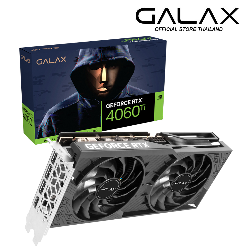 VGA GALAX RTX 4060 TI 1-CLICK OC 8GB GDDR6 128BIT : | Shopee Thailand