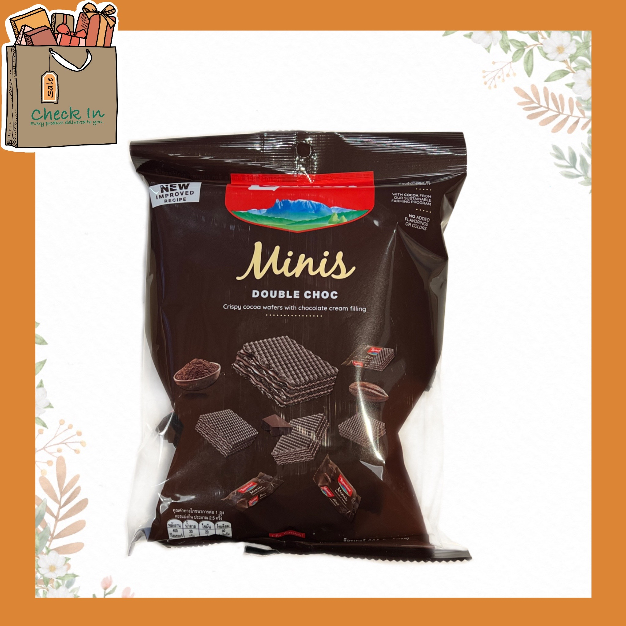 ล็อคเกอร์เวเฟอร์มินิ Loacker Mini 80 กรัม 7 รสชาติ (วนิลลา/ช็อกโกแลต/เฮ ...