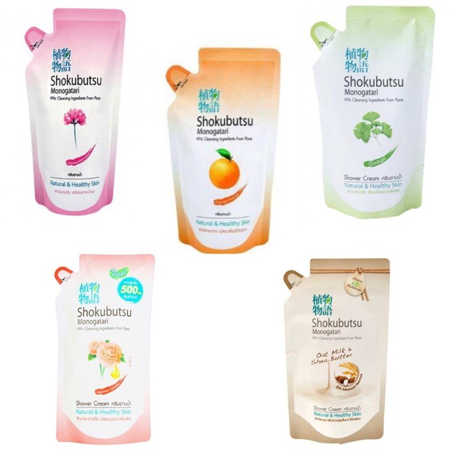Shokubutsu Monogatari Shower Cream (500 มล.) โชกุบุสซึ โมโนกาตาริ ครีม ...