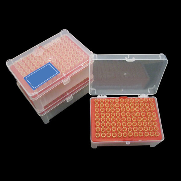 ปิเปตทิปพร้อมกล่อง (Pipette tip box) ขนาด 0.5-10 ul, 1-200 ul และ 100 ...