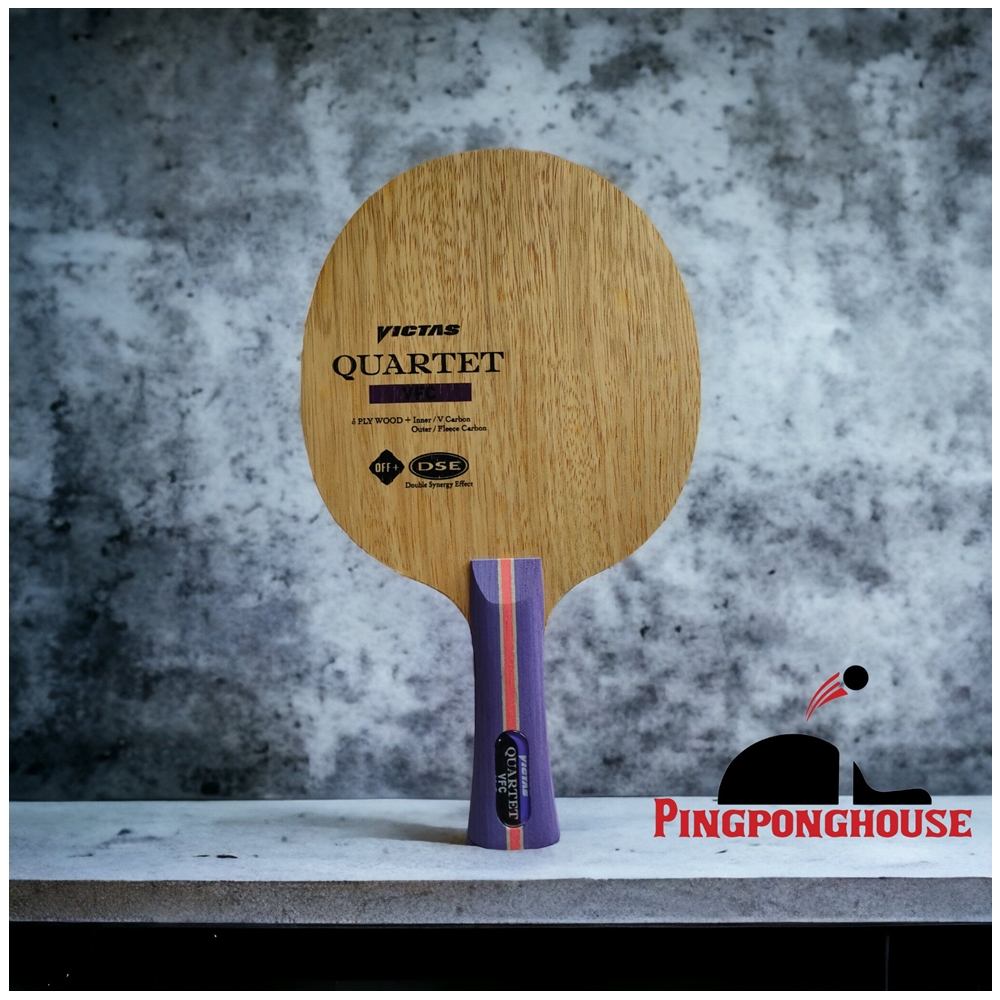 ไม้ปิงปอง VICTAS รุ่น QUARTET VFC คาร์บอน 4 ชั้น (V CARBON+FLEECE CARBON) | Shopee Thailand