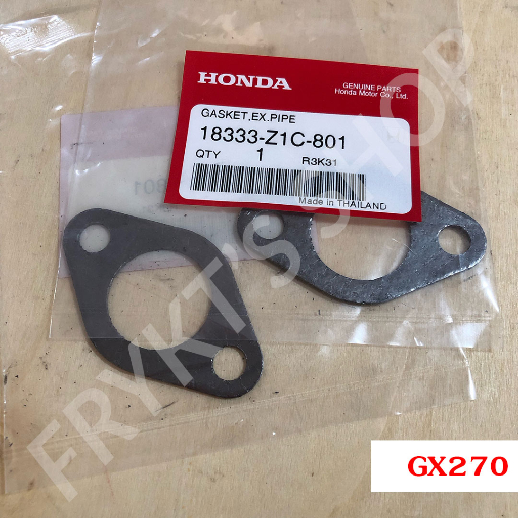 ปะเก็นท่อไอเสีย GX120 GX160 GX200 GX270 GX390 ฮอนด้า แท้ สำหรับ ...