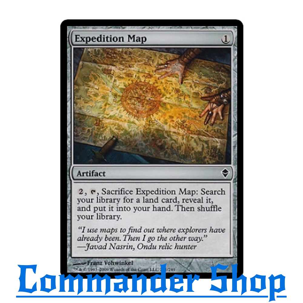 Expedition Map (Artifact) Colorless Mv1 Search การ์ดเกม Magic The ...