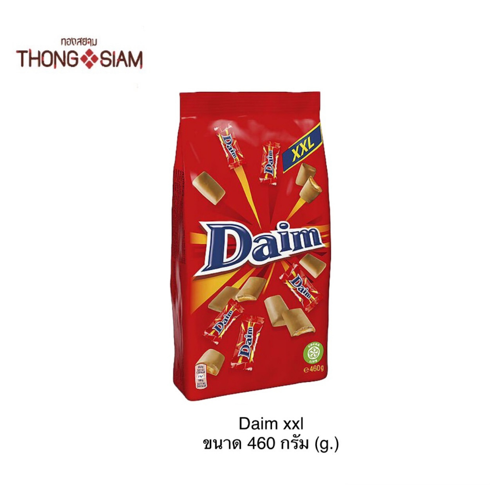 Daim XXL ช็อกโกแลตไส้คาราเมล 460 กรัม(g.) BBE: 04/2026 | Shopee Thailand