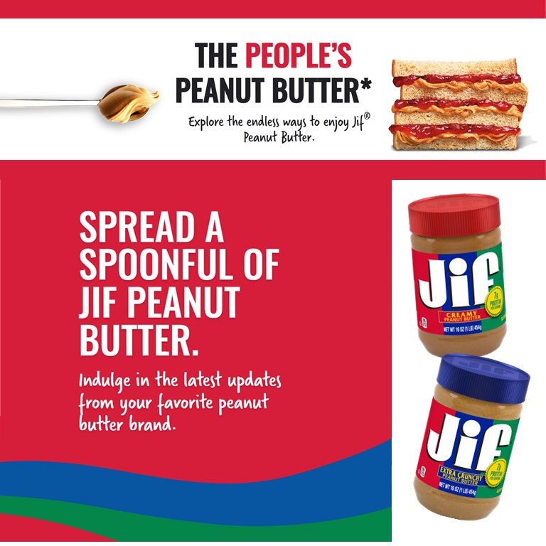 อร่อยแท้แน่อน! JIF จิฟ เนยถั่วลิสงแบบบดละเอียดและแบบบดหยาบ | Shopee ...