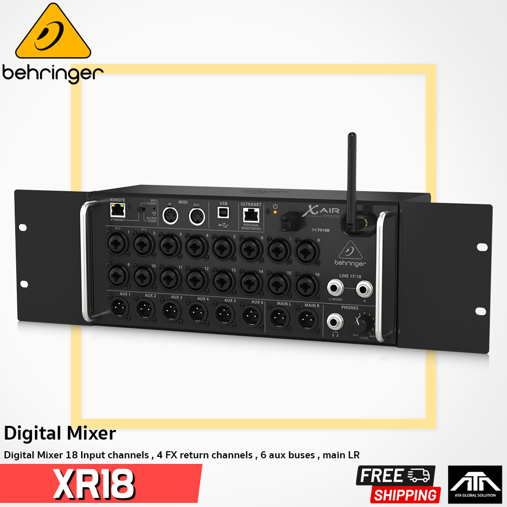 ** NEW Model 2023 ** BEHRINGER ของแท้ XAir XR18 XAIR 18 Digital Mixer ...