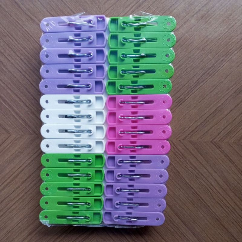 Plastic clothes clips (1x28pcs) | Shopee Thailand