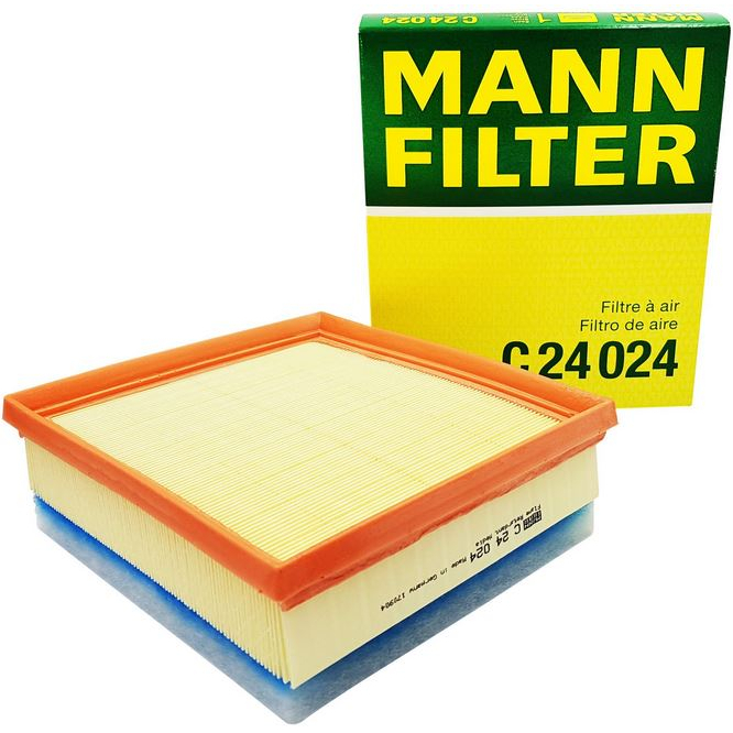 BMW กรองอากาศ ไส้กรองอากาศ Air filter MANN-FILTER C24024 BMW บีเอ็ม ...