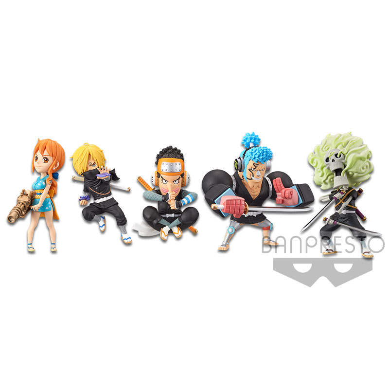 Bandai(บันได) BANPRESTO WCF SET-5- ONE PIECE WORLD COLLECTABLE FIGURE-WANOKUNI STYLE2 - SET - 5 ...