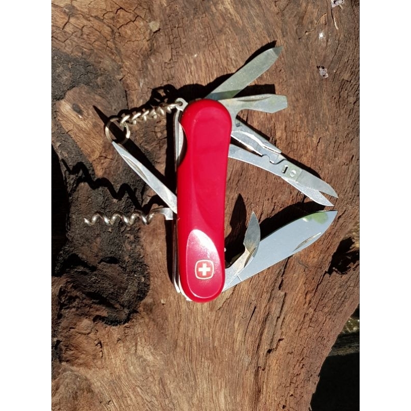 Wenger EVO14 85mm 10 functions 3 layers ergonomic contoured scales ...