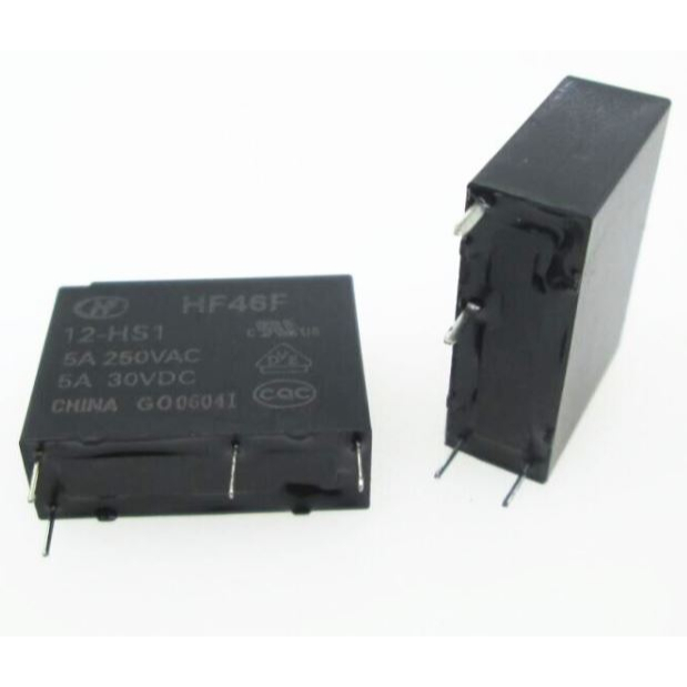 HF46F 12-HS1 12VDC 5A 4pin Hongfa Relay | Shopee Thailand