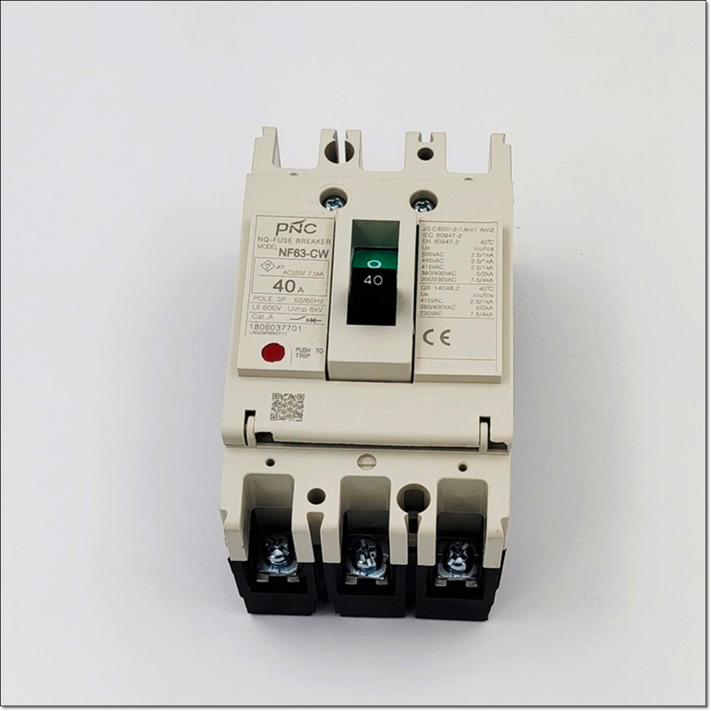 NF63-CW/3P NO-FUSE BREAKER POLE 3P เบรกเกอร์3โพ พิกัดกระแส:32A 40A 50A 63A ,AC220V 7.5KA 50/60Hz ...