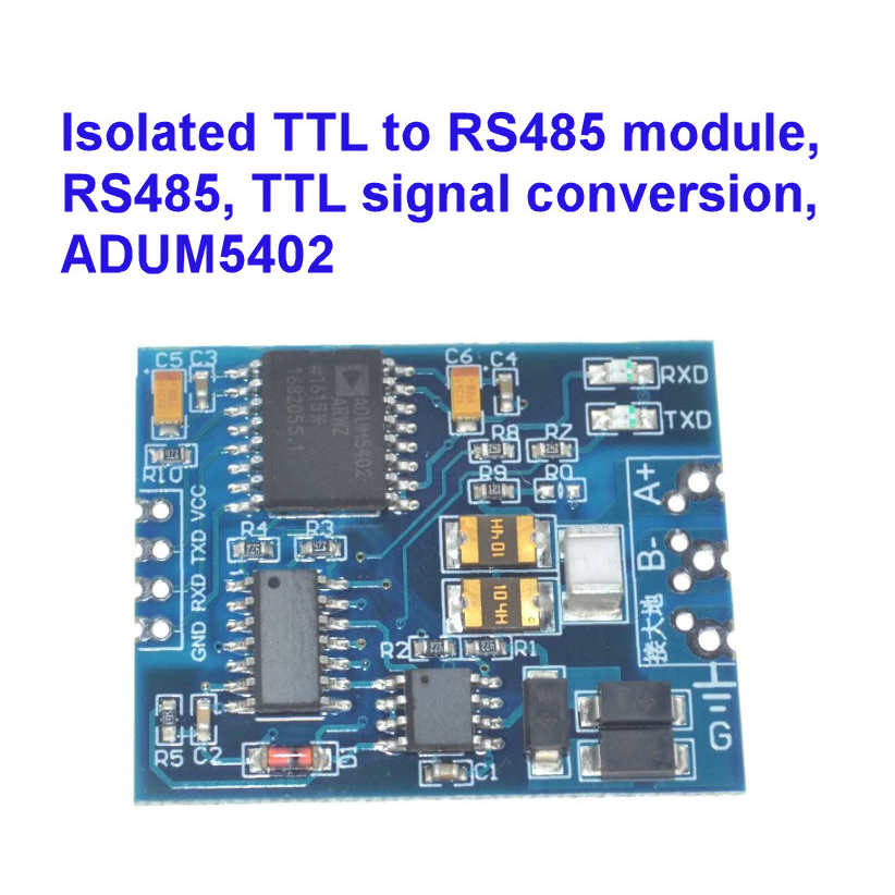 Isolated TTL to RS485 module, RS485, TTL signal conversion, | Shopee ...