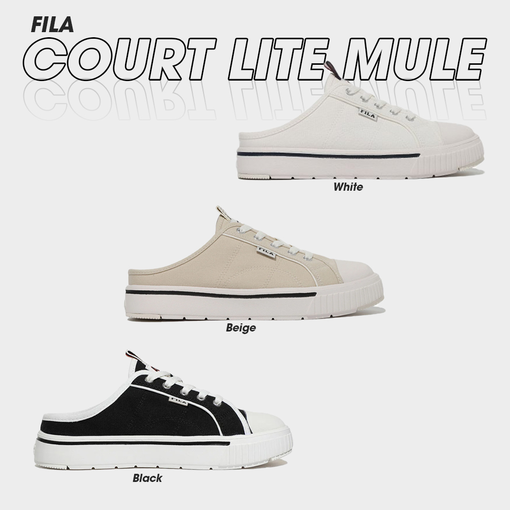 Fila Collection รองเท้าผ้าใบ รองเท้าแฟชั่น UX Court Lite Mule 1TM01782F ...