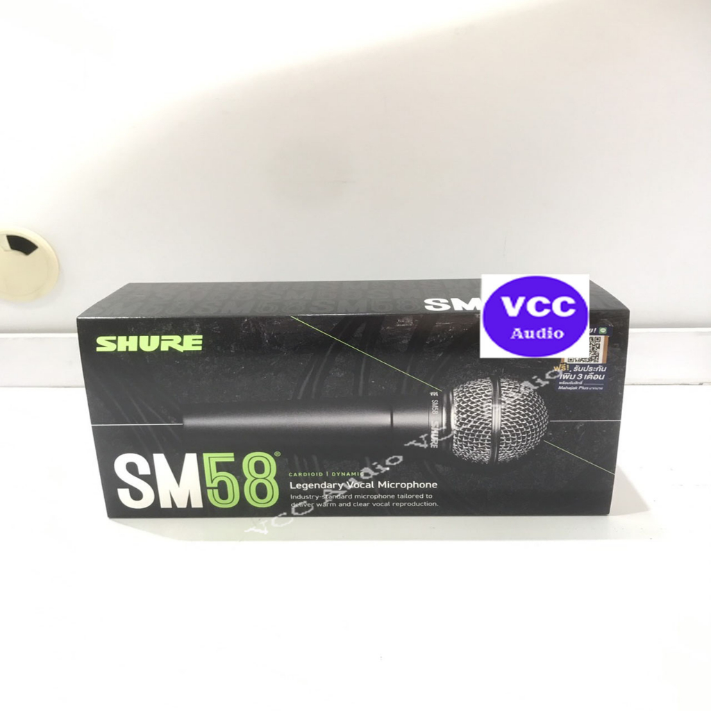 SHURE SM58 ไมค์สาย ไมโครโฟน Wired Microphone SM58 ไมโครโฟนที่มีทิศทาง ...