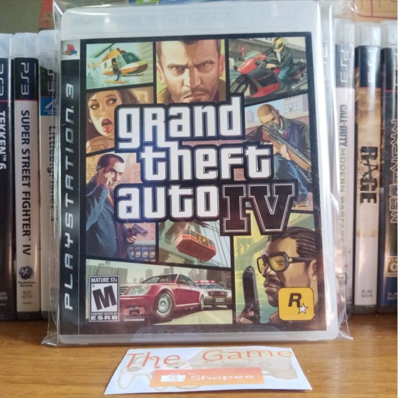 (PS3) เเผ่น เกมส์ PS3 GTA IV Grand Theft Auto IV GTA4 ZONE 1 US โซนที่ดีที่สุด (English ...