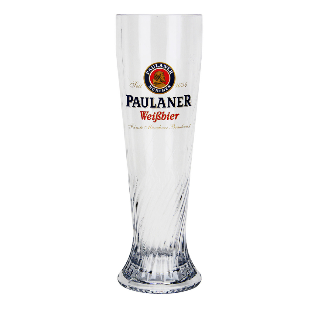 🌟พร้อมส่ง🌟Paulaner Weissbier glass 330 ml 1 piece แก้วเบียร์ Paulaner ...
