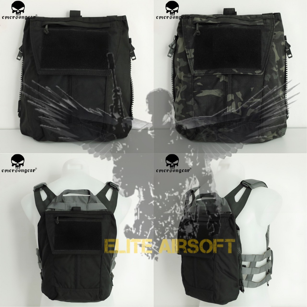 กระเป๋าติดเสื้อเวส Zip-ON Panel สำหรับเวส AVS,JPC2.0,CPC (Pouch Zip-ON ...