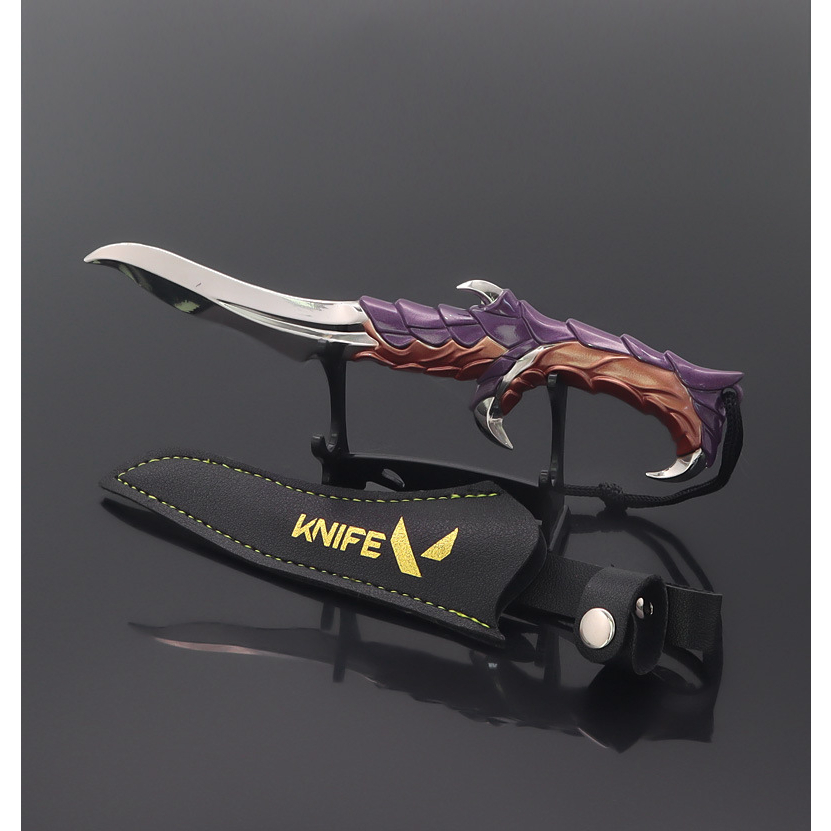 💥 โมเดลมีด VALORANT SKIN Elderflame Dagger VALORANT พร้อมซองหนัง ขนาด ...