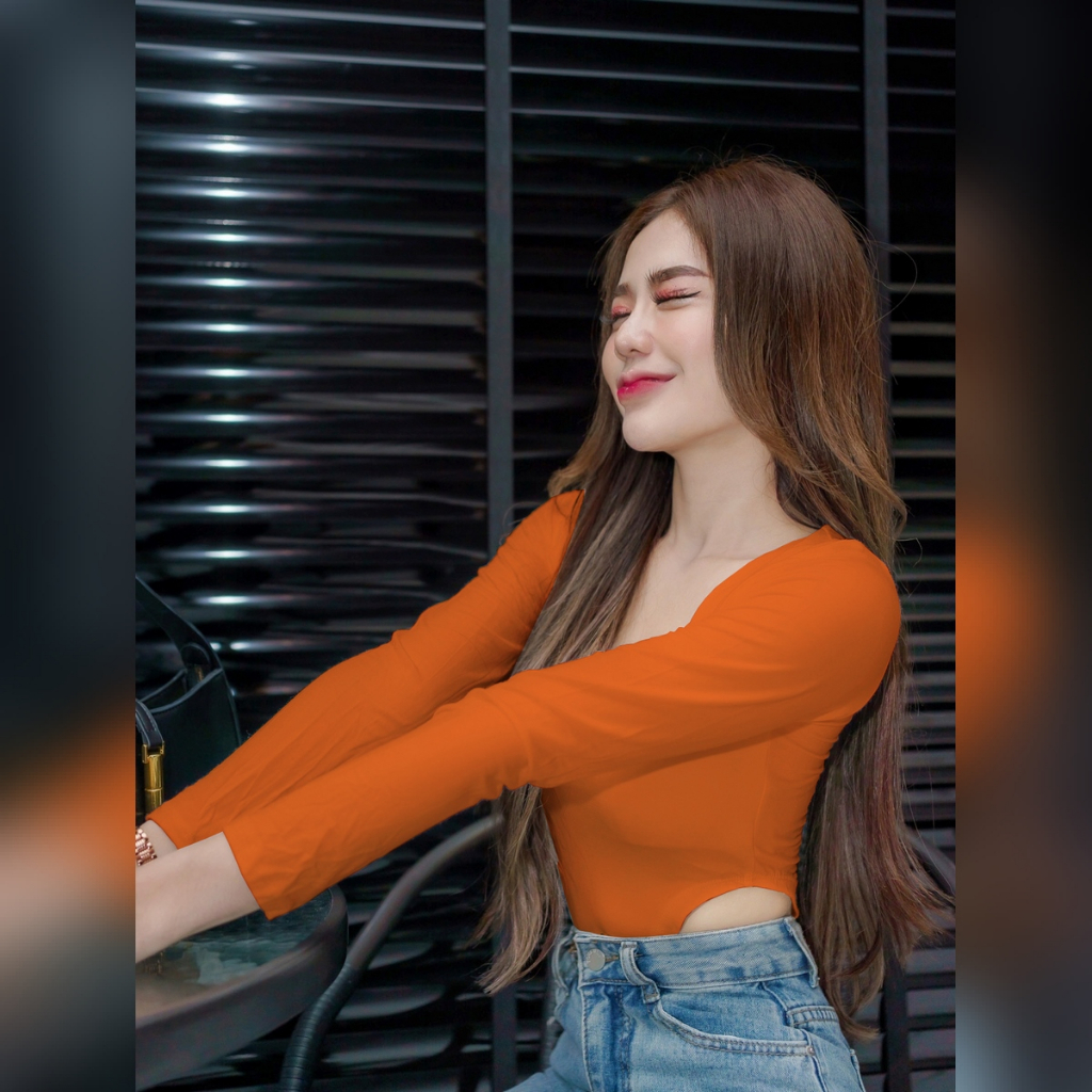 🌈 SpinnyHouse 🌈บอดี้สูทเว้าเอว บอดี้สูทแขนยาว ช่วงเป้าแกะได้น้าเป็นกระดุมแป๊กช่วงบนเป็นผ้า2ชั้น ...