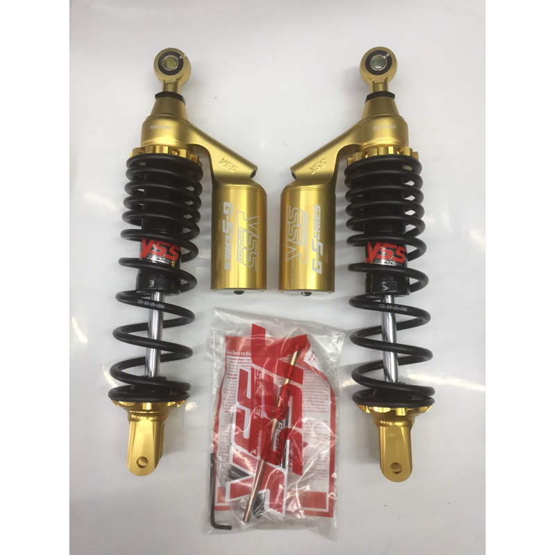 โช้คYSS GOLD EDITION ยาว335 สีดำ/ทอง รถรุ่น N-MAX-155 | Shopee Thailand