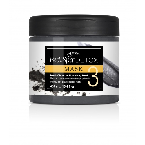 สปาชาโคล Gena Pedi Spa Detox Charcoal Mask : ชาร์โคล มาส์ก - 15.4 oz ...