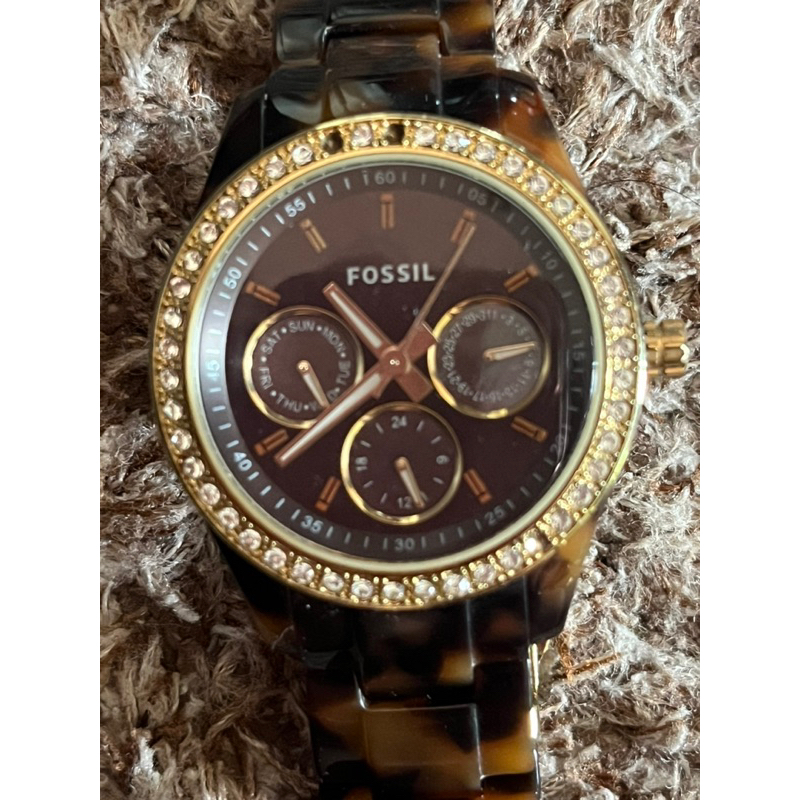 นาฬิกา Fossil tortoise watchของแท้ พร้อมส่ง สภาพดี ใช้งานน้อย | Shopee ...