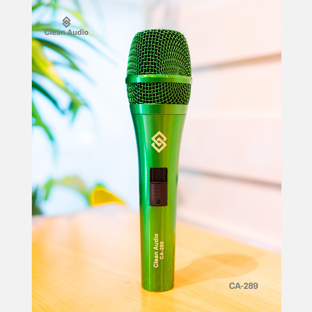 CLEAN AUDIO:CA-289 GREEN Dynamic Microphone | Shopee Thailand