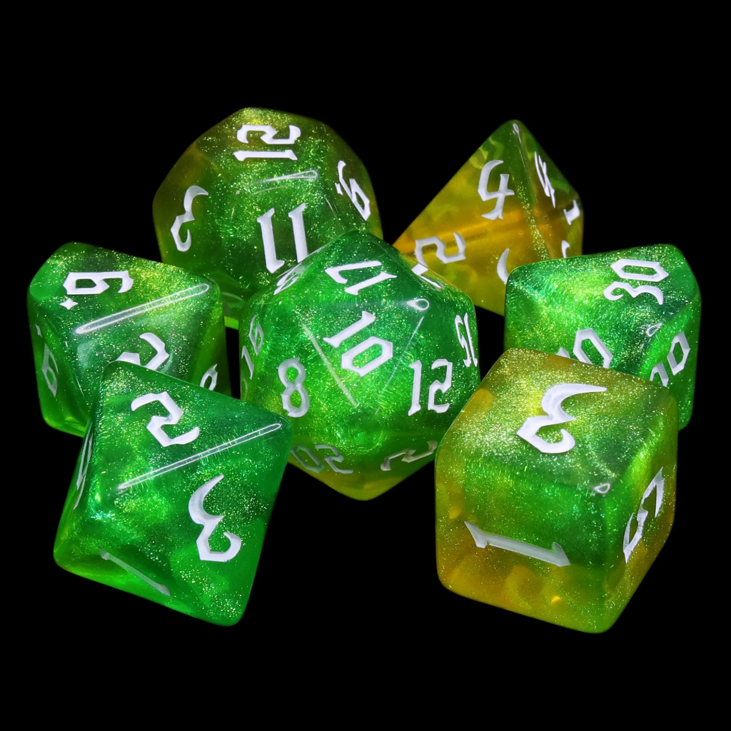 Enchanted Prism Dice Set of 7 | ลูกเต๋า Dice For DnD D&D MTG RPG TRPG ...