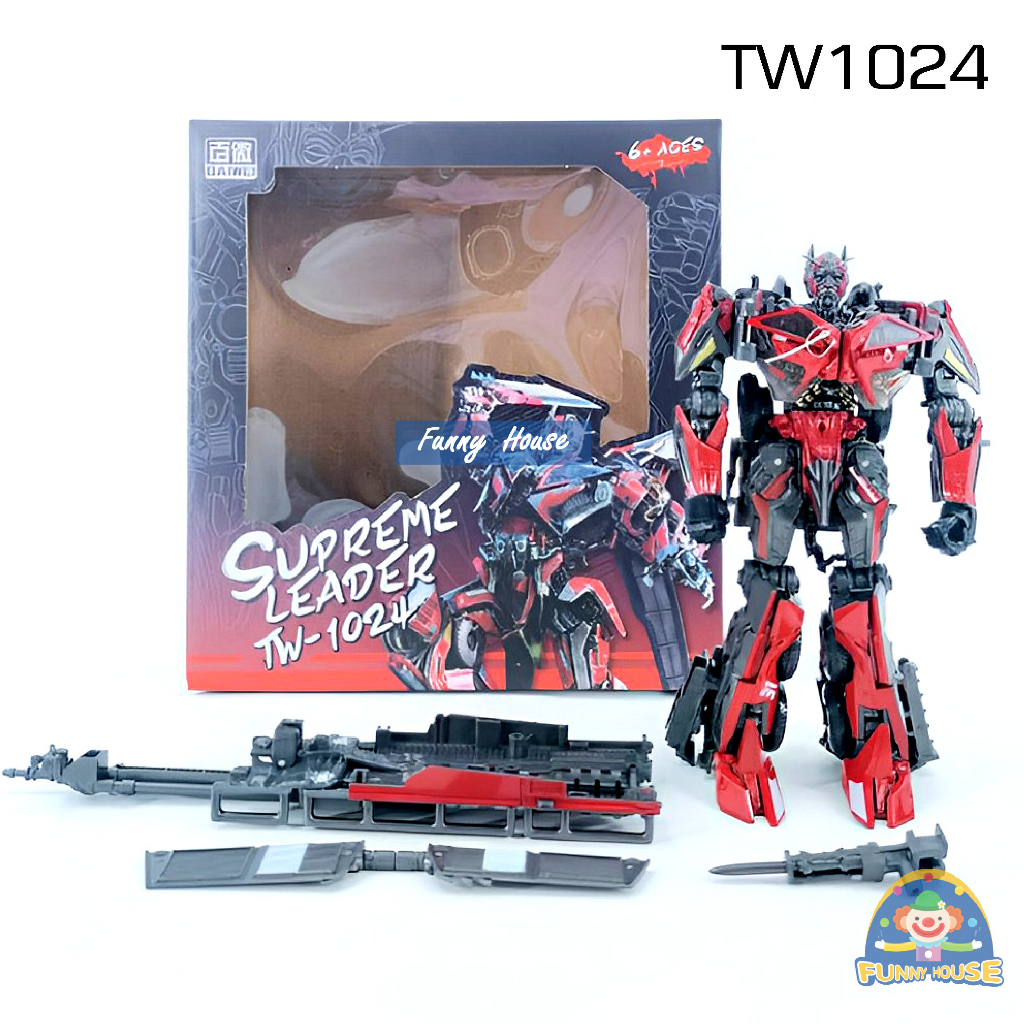 โมเดลรถ 1:32 โมเดลรถทรานฟอร์เมอร์ แปลงร่าง ขยับแขนขยับขาได้ TW1022 ...