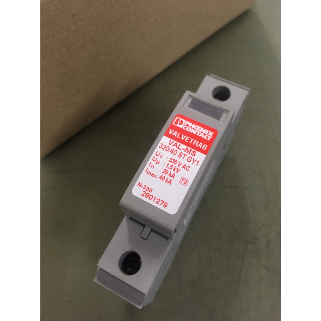 VALVETRAB VAL-MS 320/40/1+0 GY1 Surge protection ยี่ห้อ Phoenix Contact Germany ของแท้ ใหม่แกะ ...