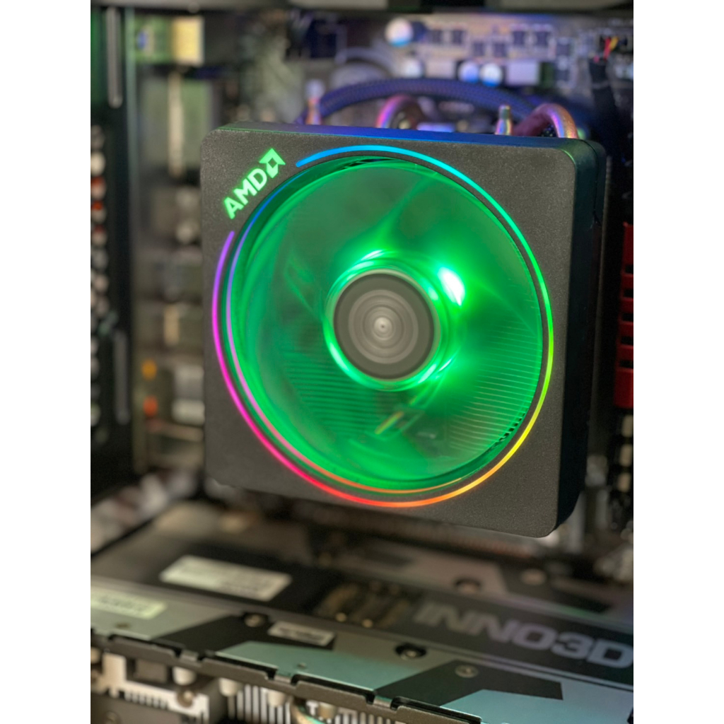 พัดลม CPU AMD Wraith Prism CPU Cooler RGB รองรับ Socket FM1 FM2/2+, AM2 ...