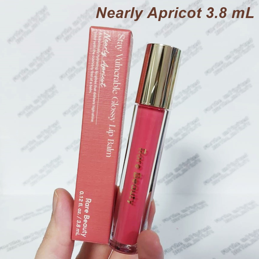 RARE BEAUTY Stay Vulnerable Glossy Lip Balm 3.8g สี Nearly Apricot ...