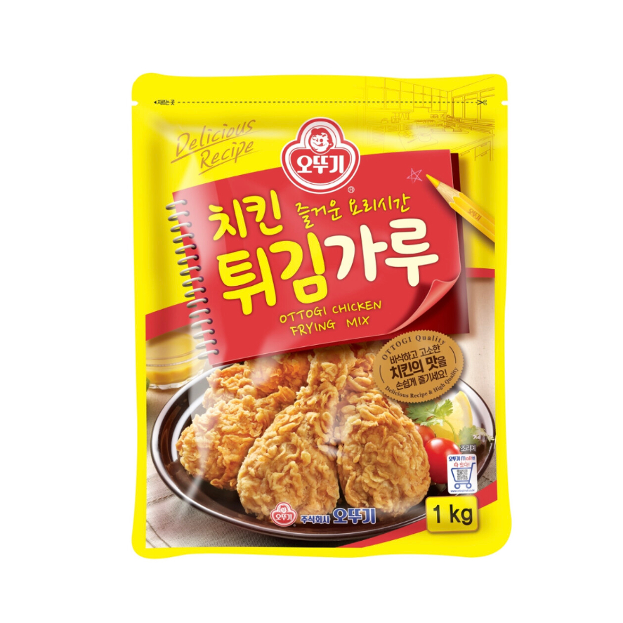 พร้อมส่ง 치킨튀김가루 แป้งทอดไก่กรอบ Ottogi Chicken Frying Mix 1kg | Shopee ...