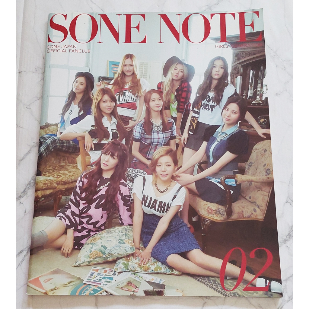 นิตยาสาร GIRLS' GENERATION - SONE NOTE Vol.02 Magazine สำหรับสมาชิก Sone Japan ของแท้ หายาก สภาพ ...
