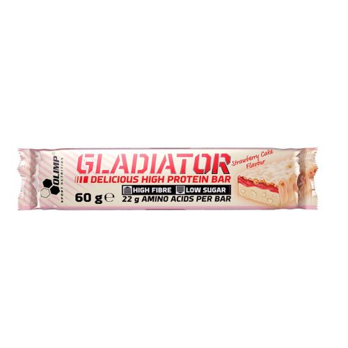 Olimp Gladiator Protein Bar - 60g จำนวน 5 แท่ง ขนมโปรตีนอัดแท่งแสนอร่อย ...