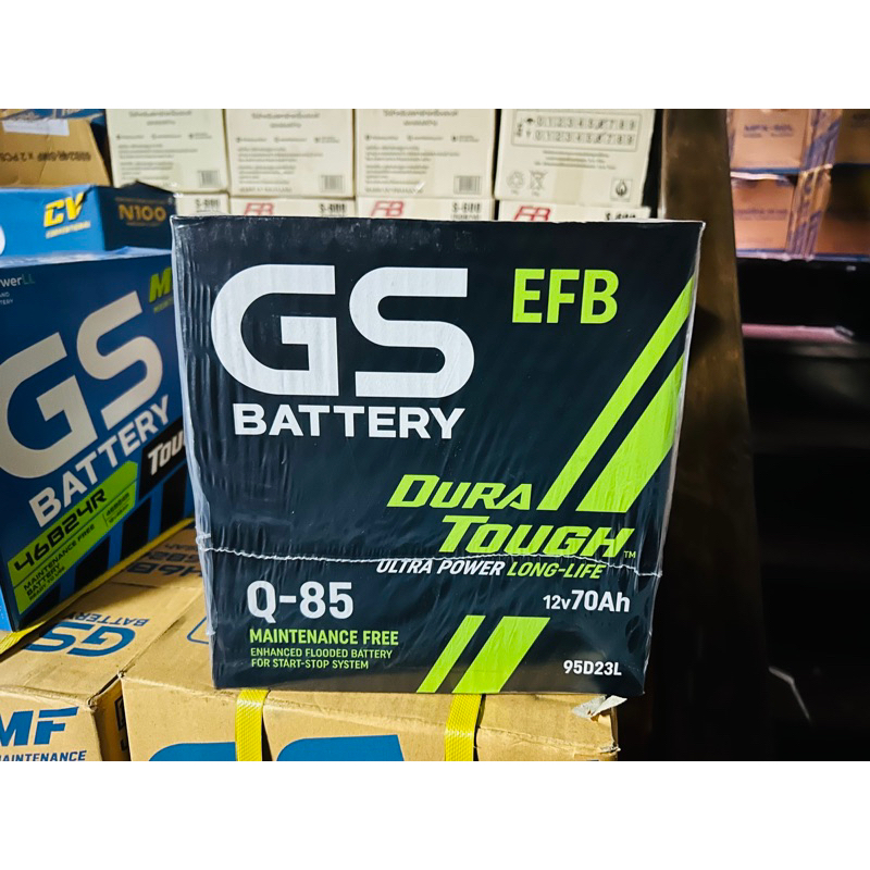 แบตเตอรี่รถยนต์ รุ่นQ-85 ระบบ ISS gs Battery รับประกัน 15เดือน (ลง ...