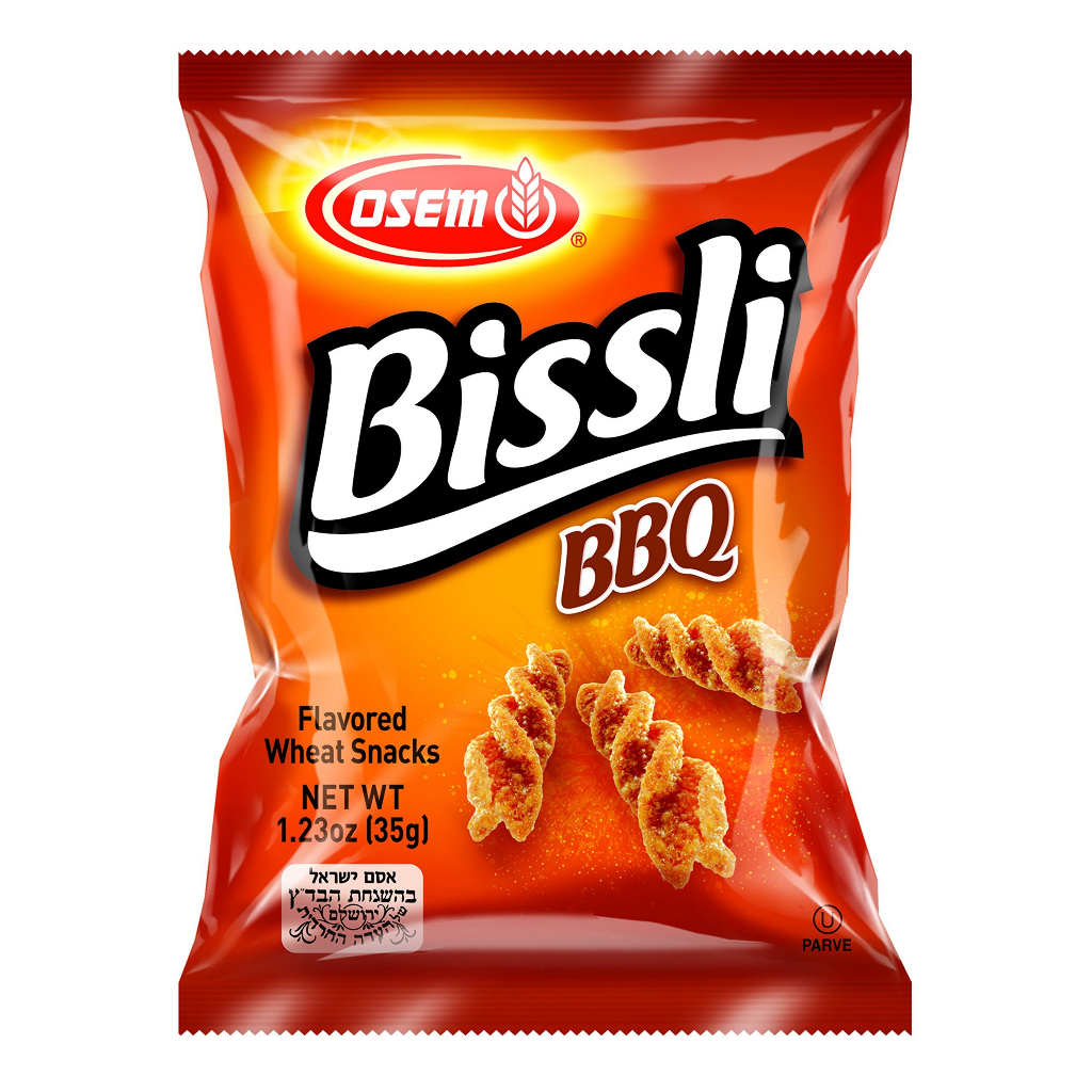 Bissli BBQ 70 gram Kosher - บิสลี่ ขนมอบกรอบ รสบาร์บีคิว บรรจุ 70 กรัม ...