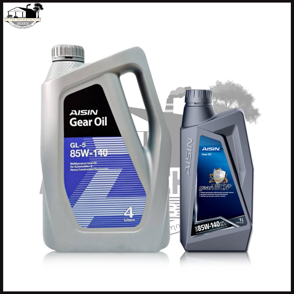 น้ำมันเฟืองท้าย AISIN ไอซิน GL-5 85W-140 4+1ลิตร | Shopee Thailand