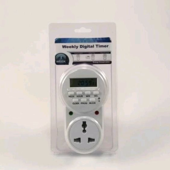 Champ Timer Digital ปลั๊กไฟตั้งเวลาเปิดปิด 24 ชม. | Shopee Thailand
