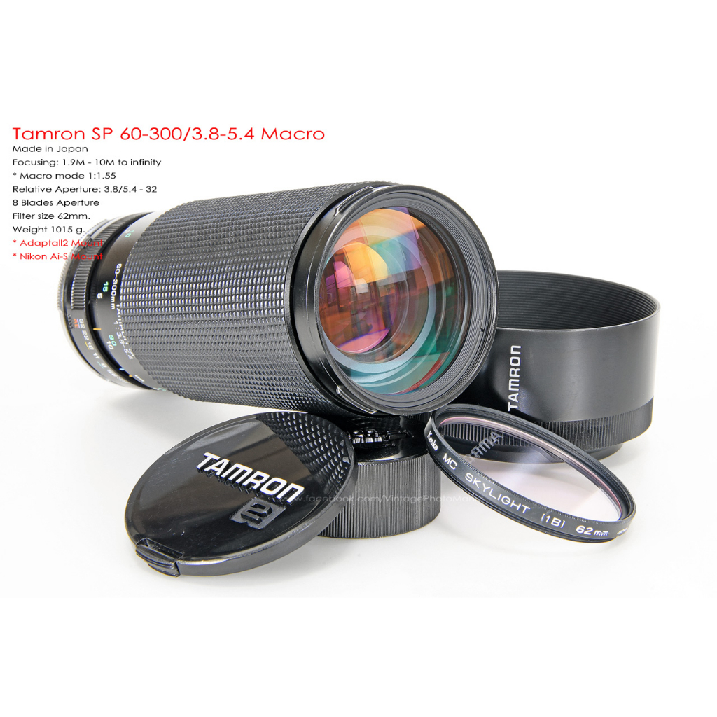 Tamron SP 60-300/3.8-5.4 Macro *Nikon Ai Mount | Shopee Thailand